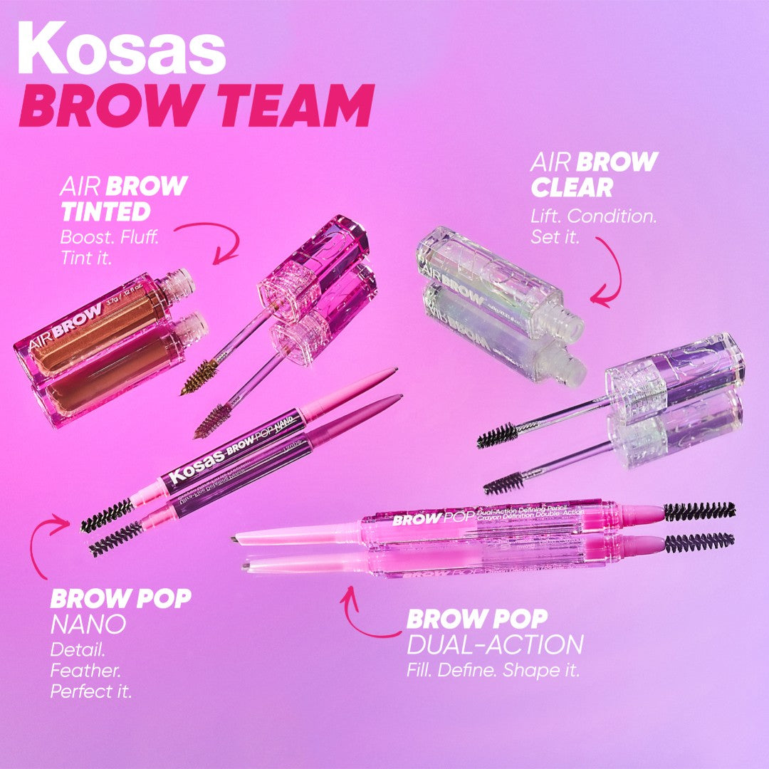 Kosas Air Brow - Clear | cake